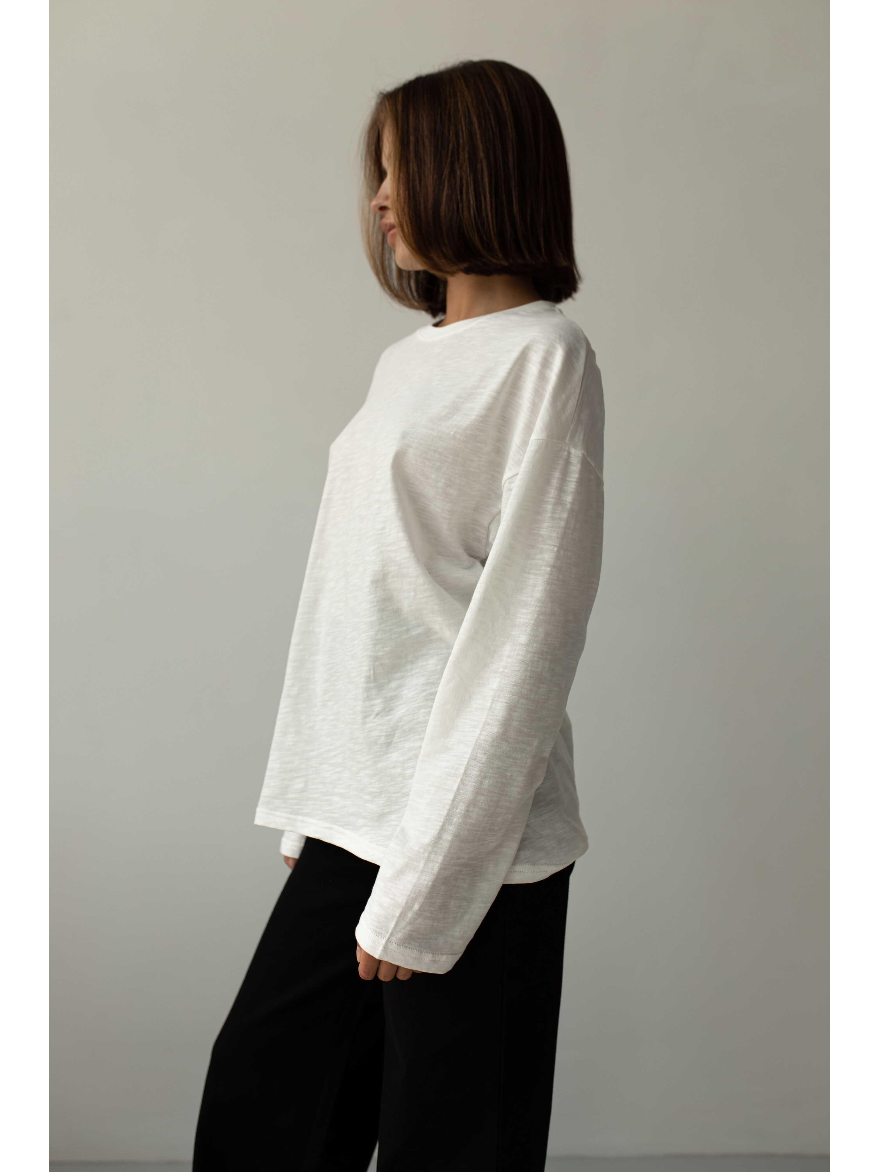 Женский легкий оверсайз лонгслив - Casual.trend